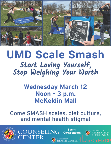 UMD Scale Smash: Start Loving Yourself, Stop Weighing Your Worth ...