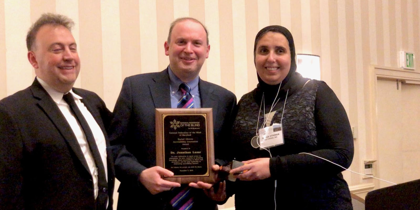 Dr. Jonathan Lazar Receives the Inaugural Rachel Olivero Accessibility ...